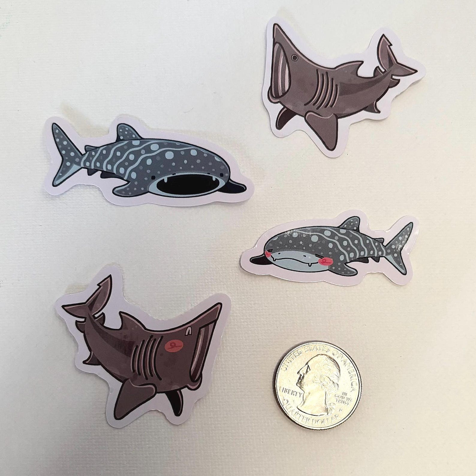 Whale Shark Sticker | Basking Shark Sticker - Etsy