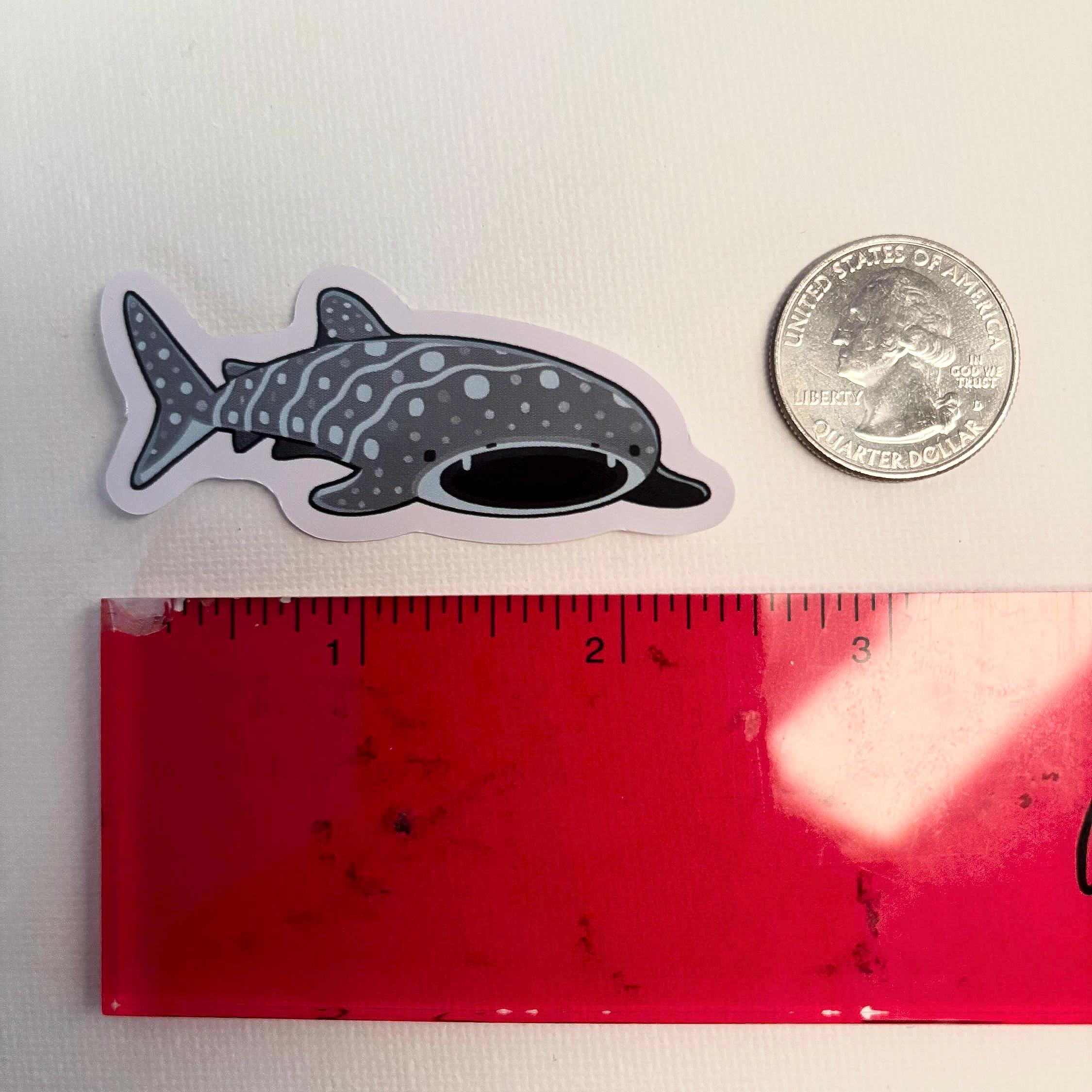 Whale Shark Sticker | Basking Shark Sticker - Etsy