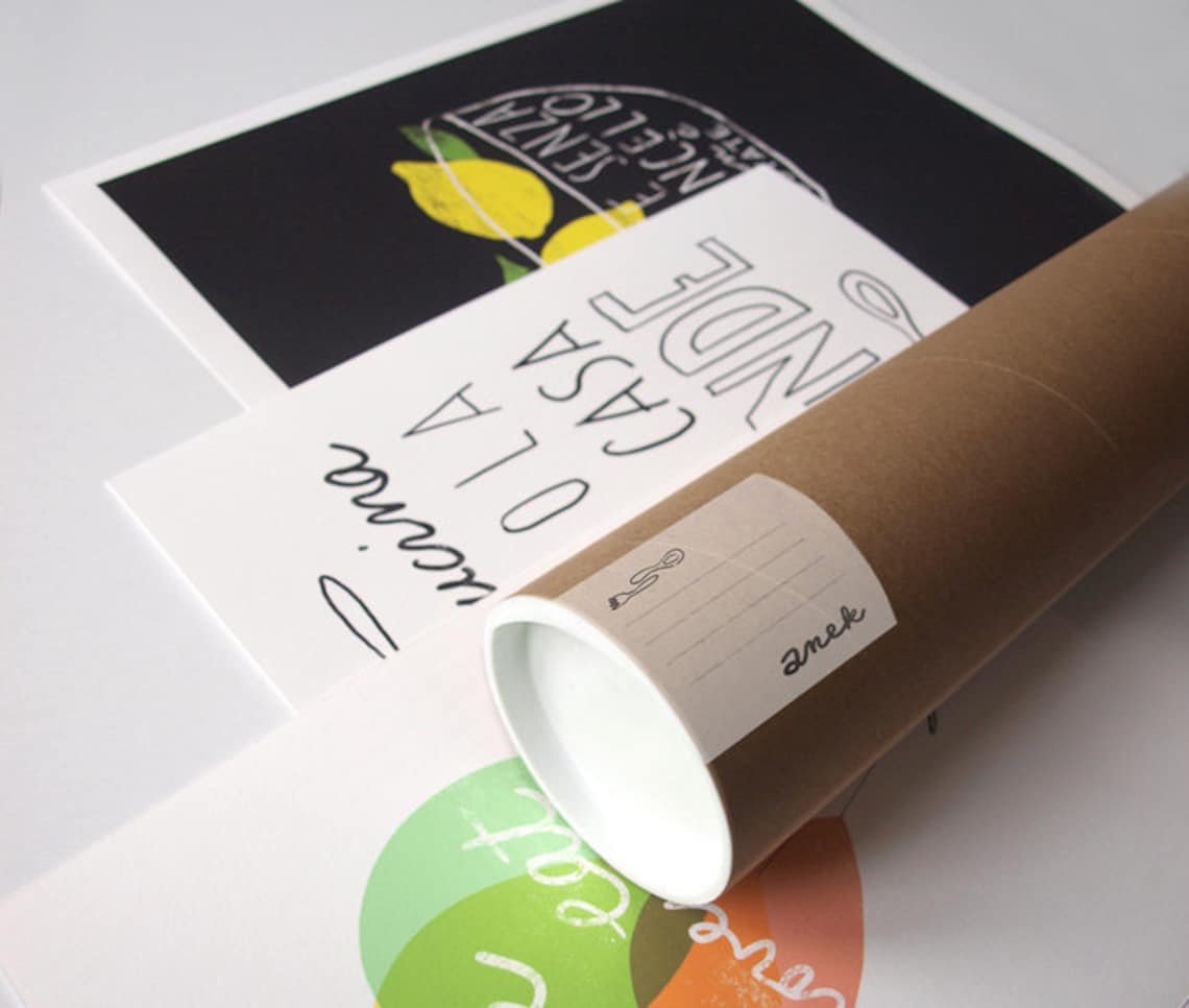 Blueberry Art Poster Print Kitchen Summer Fruit Art / - Etsy