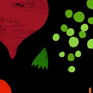 Good Food 2 Kitchen Poster Print 20x27 Archival Fine Art Giclée Print ...