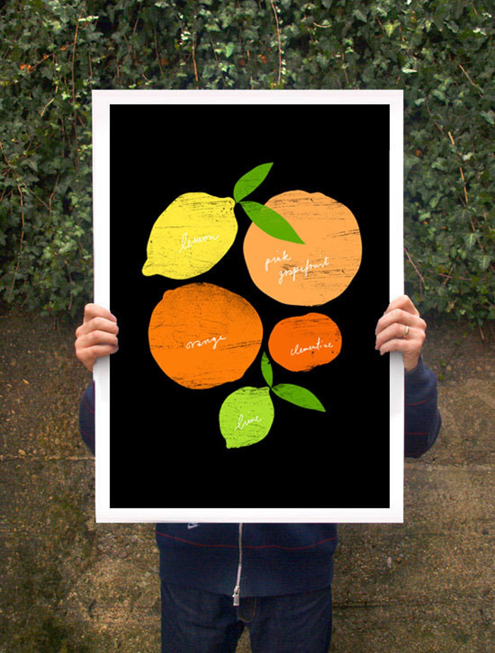 Art for Kitchen Citrus Love Black Poster Print - Etsy