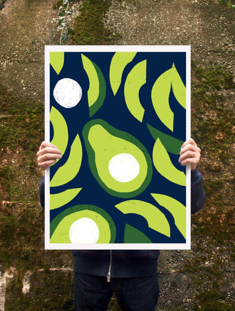 Avocado Love Poster Print 20x27 Archival Fine - Etsy