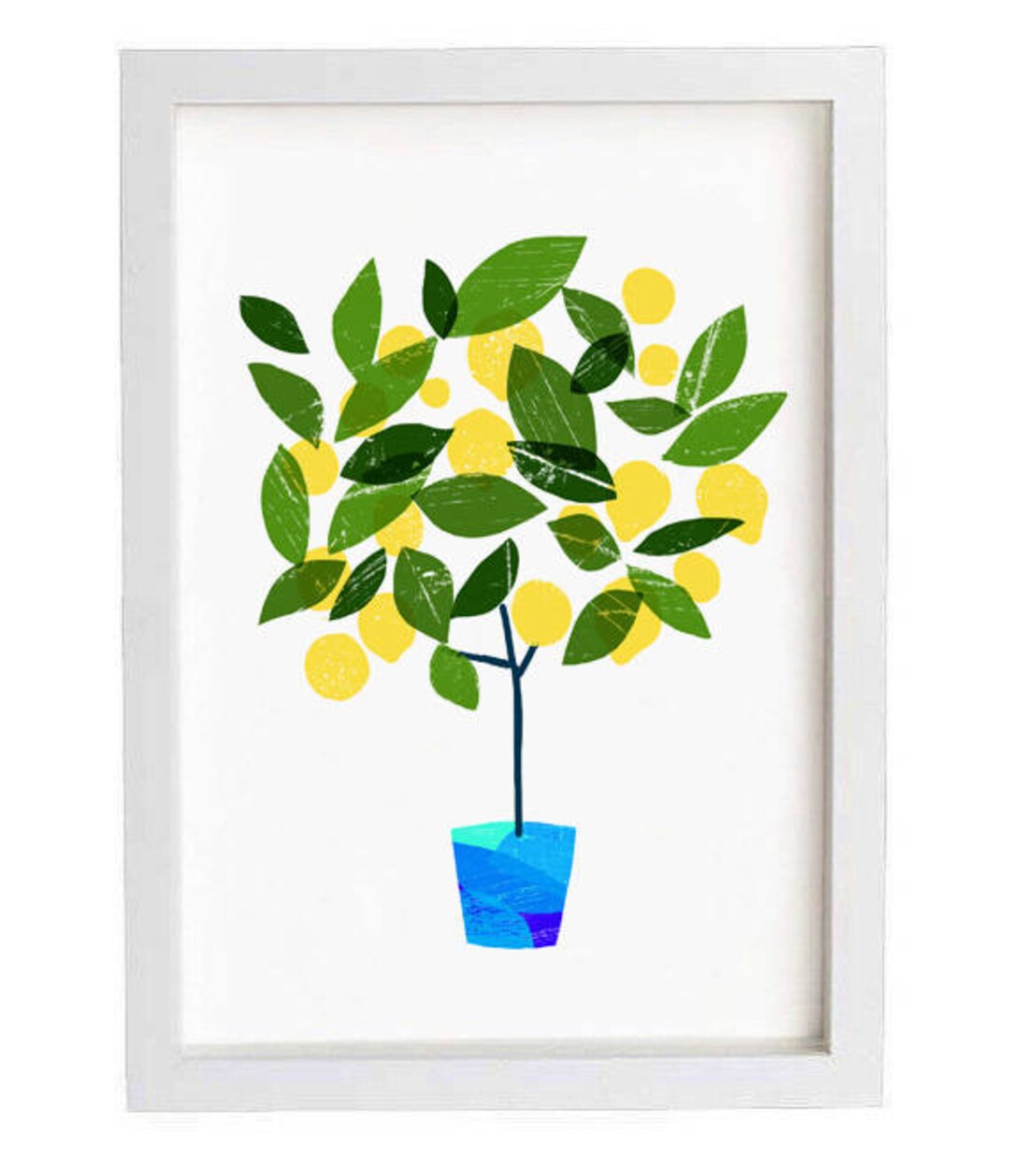 Art for Kitchen Meyer Lemon Tree Citrus Poster Print /white/ - Etsy