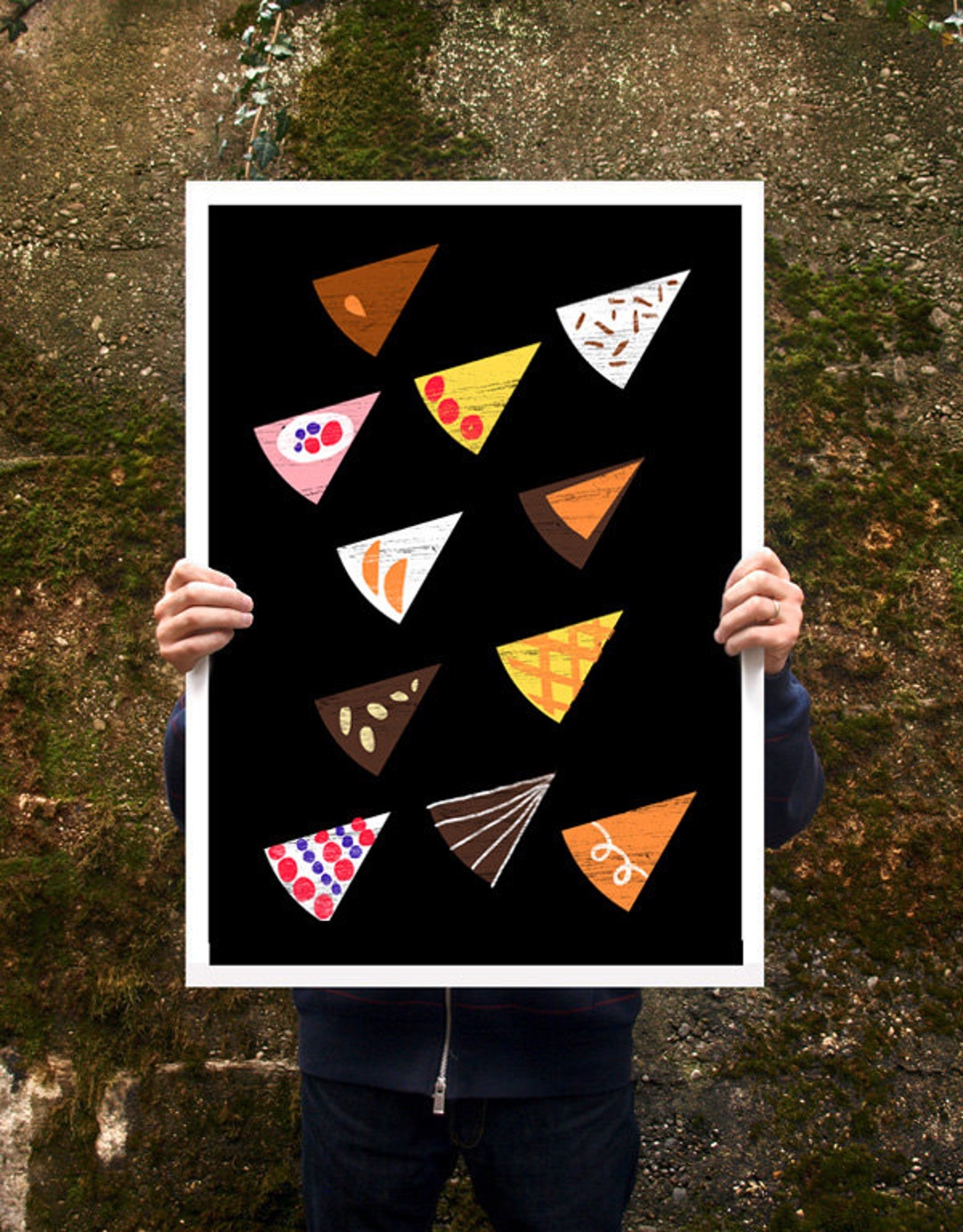 A Party Without Cake is Just a Meeting Poster Print 20x27 Archival Fine ...