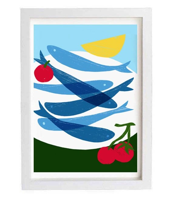 Small Fish Art Print 11x15 Archival Fine Art | Etsy UK