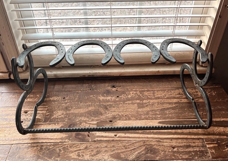 Shoe Storage - Perfect Gift for Her - Horseshoe Boot Rack - Western ...