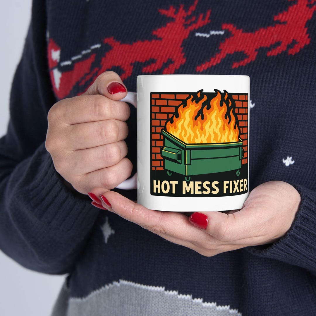 Hot Mess Fixer Ceramic Mug, Funny Coworker Gift, Appreciation Gift ...