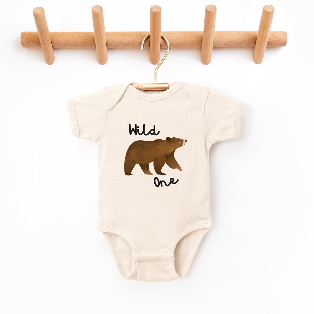Wild One Bear First Birthday Shirt: Toddler Tee - Etsy