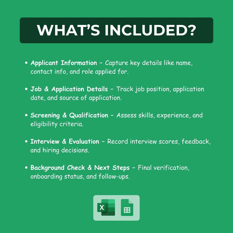 Candidate Evaluation Tracker | Hiring Scorecard | Interview Assessment Spreadsheet | Recruitment ...