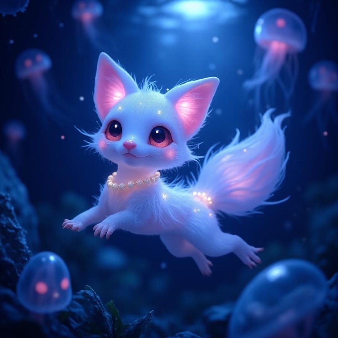Glowing Jelly-fox - Etsy