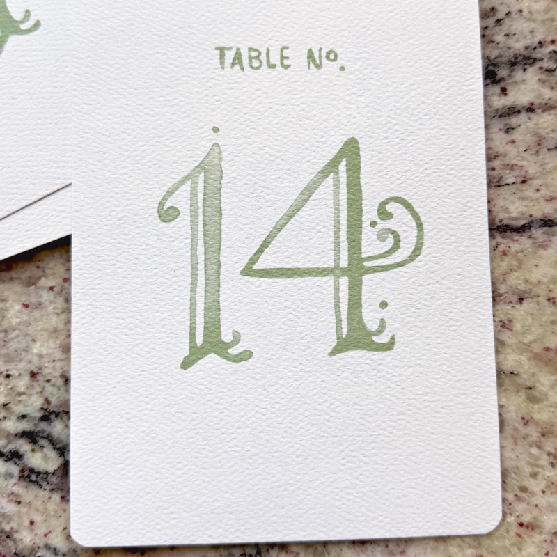 Rustic Table Numbers - Etsy