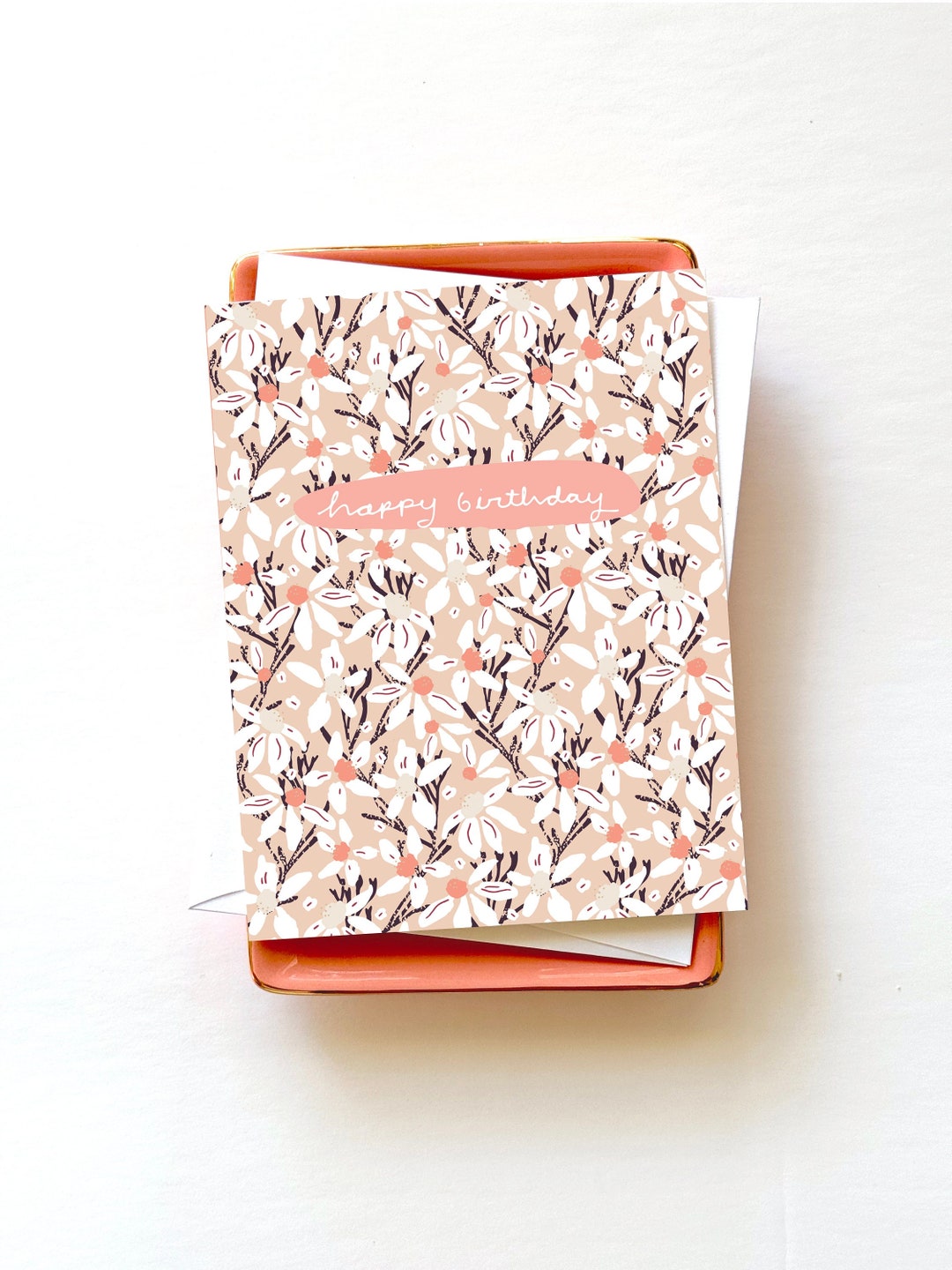 Floral Happy Birthday Card Pack, Summer Birthday, Cute Birthday Card ...