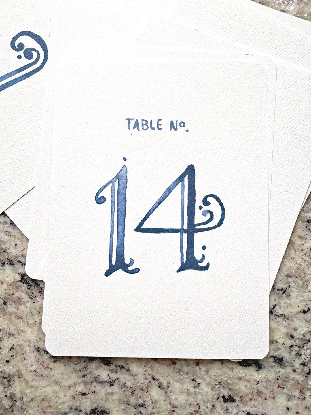 Wedding Table Numbers, Watercolor Table Numbers, Elegant Numbers, Table ...