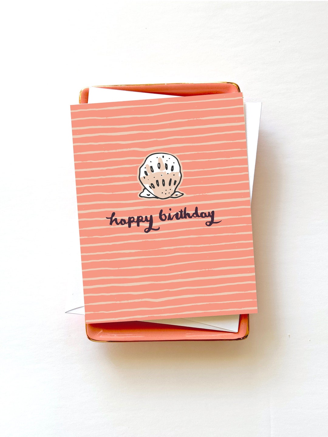 Happy Birthday Card Pack, Beach Birthday, Shell Cards, Coastal Birthday ...