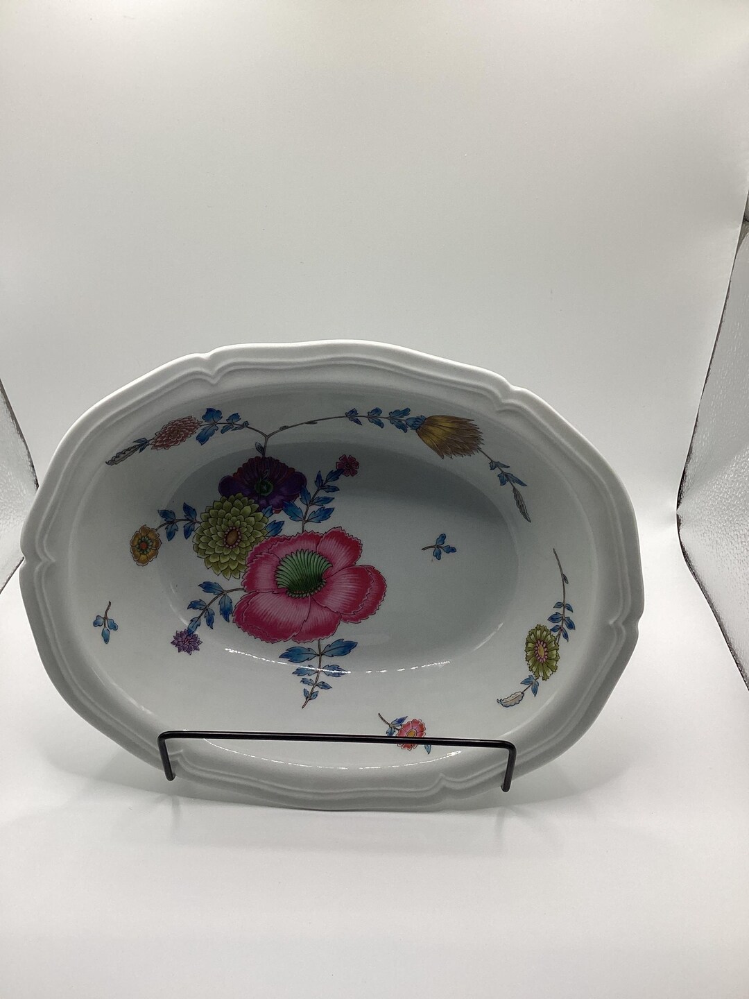 Limoges "anemones” Dish - 10" X 8" // A Raynard Et Cie // Ceralene - Etsy