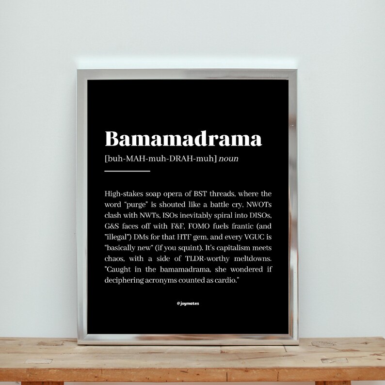 Bamamadrama Definition Printable Art, Bamboo Art, Bamboo Prints, Mama ...