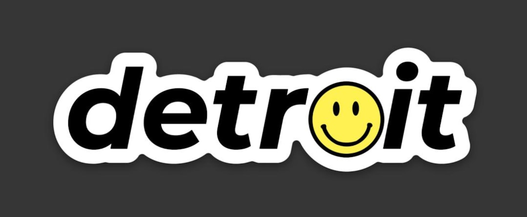 DETROIT SMILEY FACE Sticker - Acid House, Techno, Electronic Music ...
