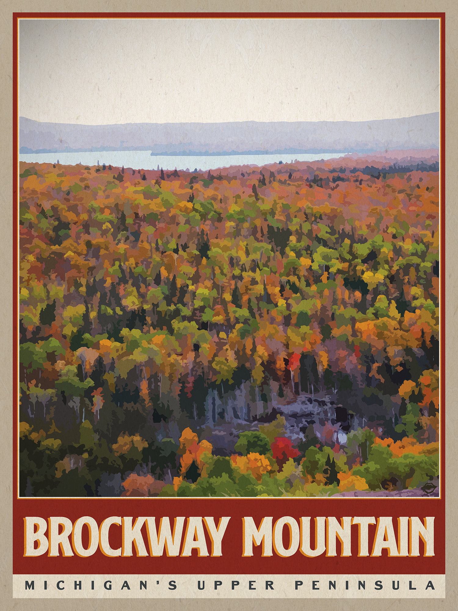 Brockway Mountain Michigan's Upper Peninsula Travel | Etsy