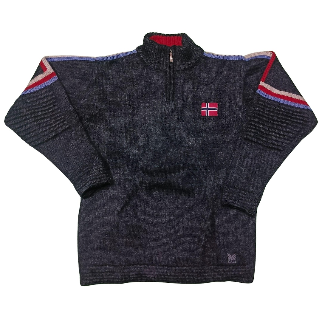 Vintage Dale of Norway Sweater | Traditional Norwegian Wool Pullover ...