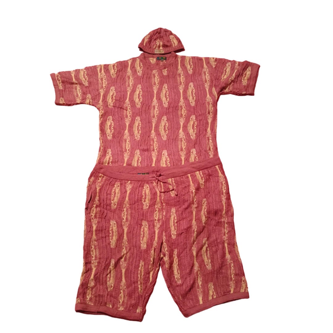 Vintage 1990s Coogi Australia Dress Set | Coogi Sweatshirt With Shorts ...