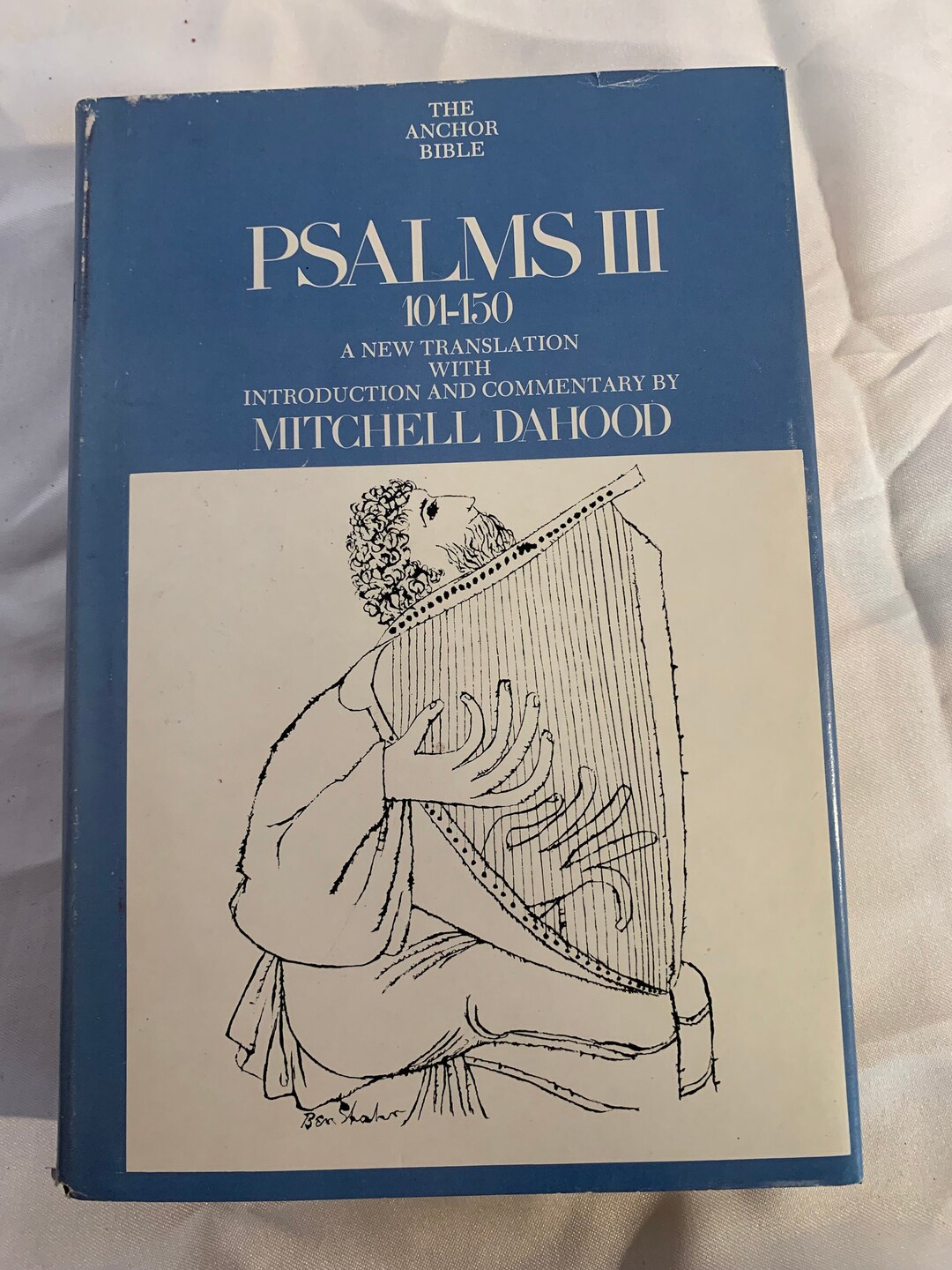 1979 Psalms III Book Mitchell Dahood Anchor Bible HC DJ Volume 17A ...