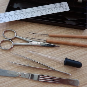 Vintage 7pc DISSECTION KIT Homeschool Teaching Hamilton Bell Co ...