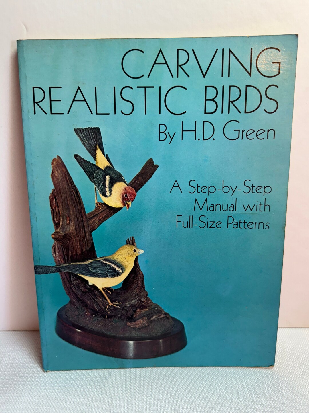 CARVING Realistic BIRDS 1977 Manual Patterns Techniques Instruction ...