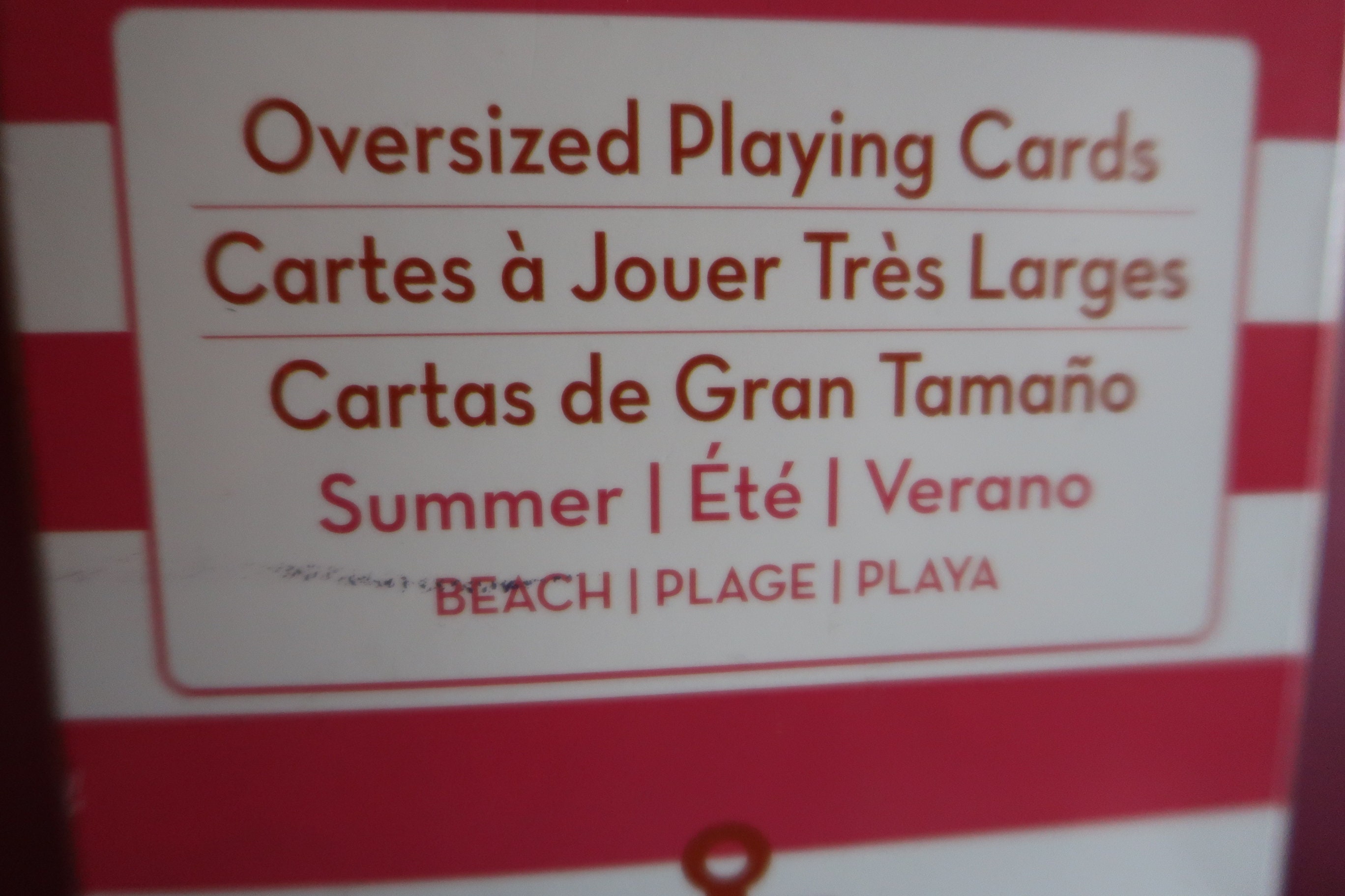 OVERSIZED LARGE Playing CARDS Full Deck 5 X 7 Nautical Anchor - Etsy