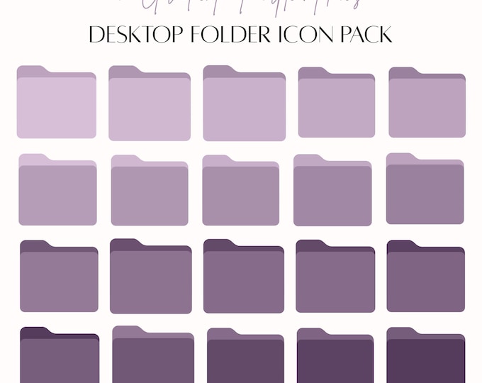 12 Purple Gingham Folder Icons With 6 Bonus Wallpapers for Mac Windows ...
