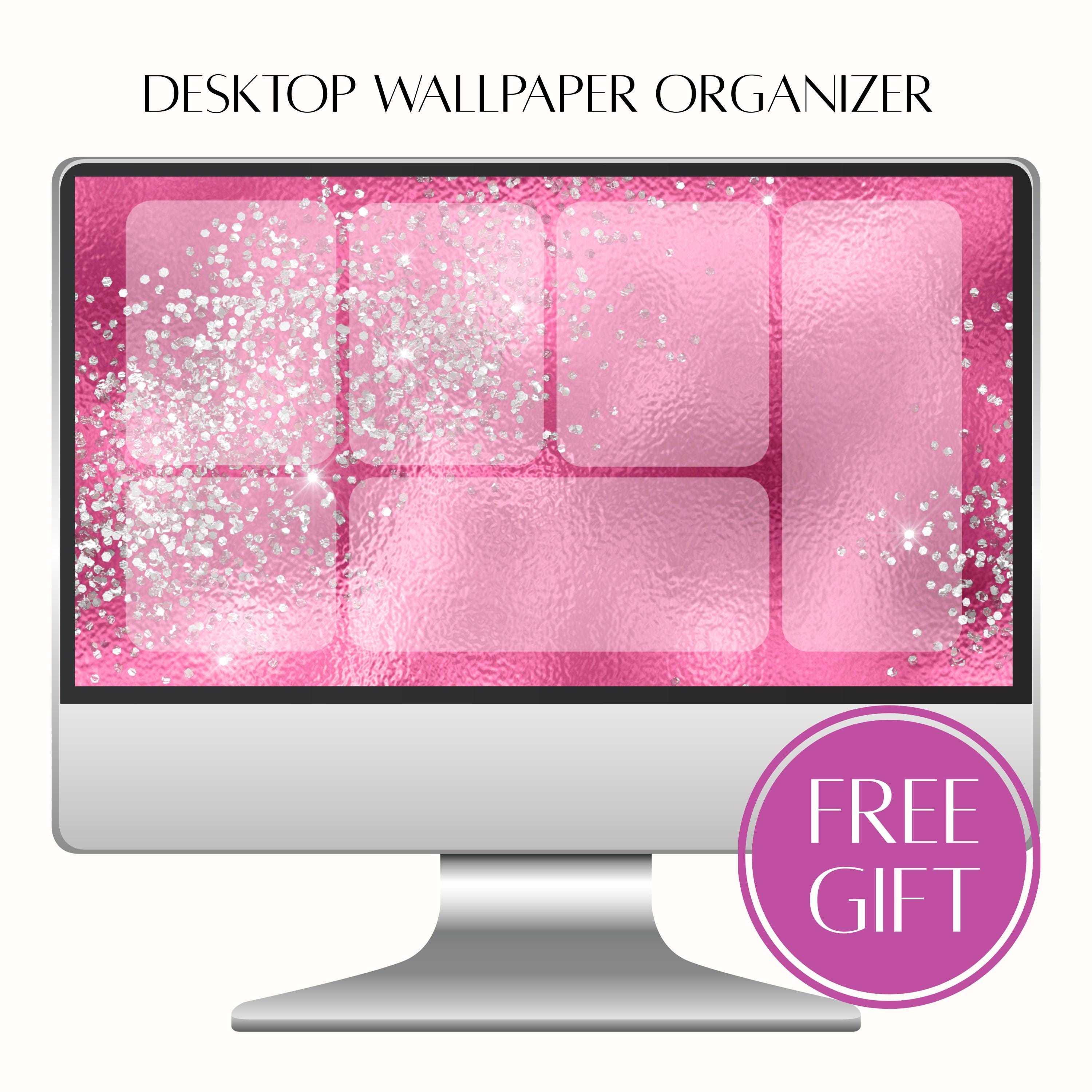 Pink Glitter Folder Icon Pack for Mac and Windows, Magenta Glitz & Glam ...