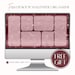 Luxury Maroon Desktop Folder Icon Pack for Mac & Windows, Glitter Glam ...