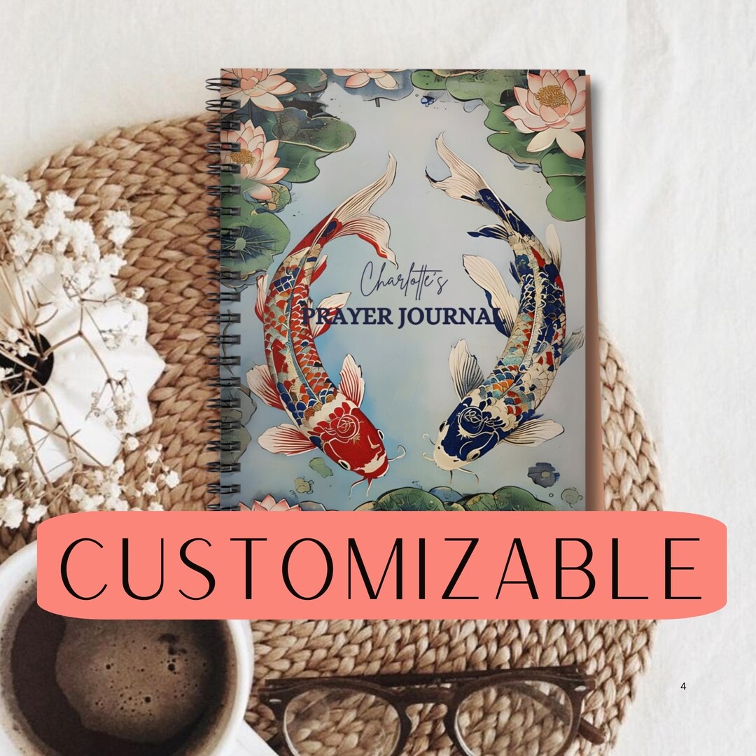 Floral Prayer Journal - Personalized Journal/ Layflat A5/ Flourish ...