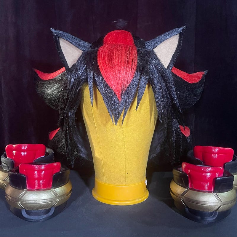 Shadow the Hedgehog Wig - Etsy
