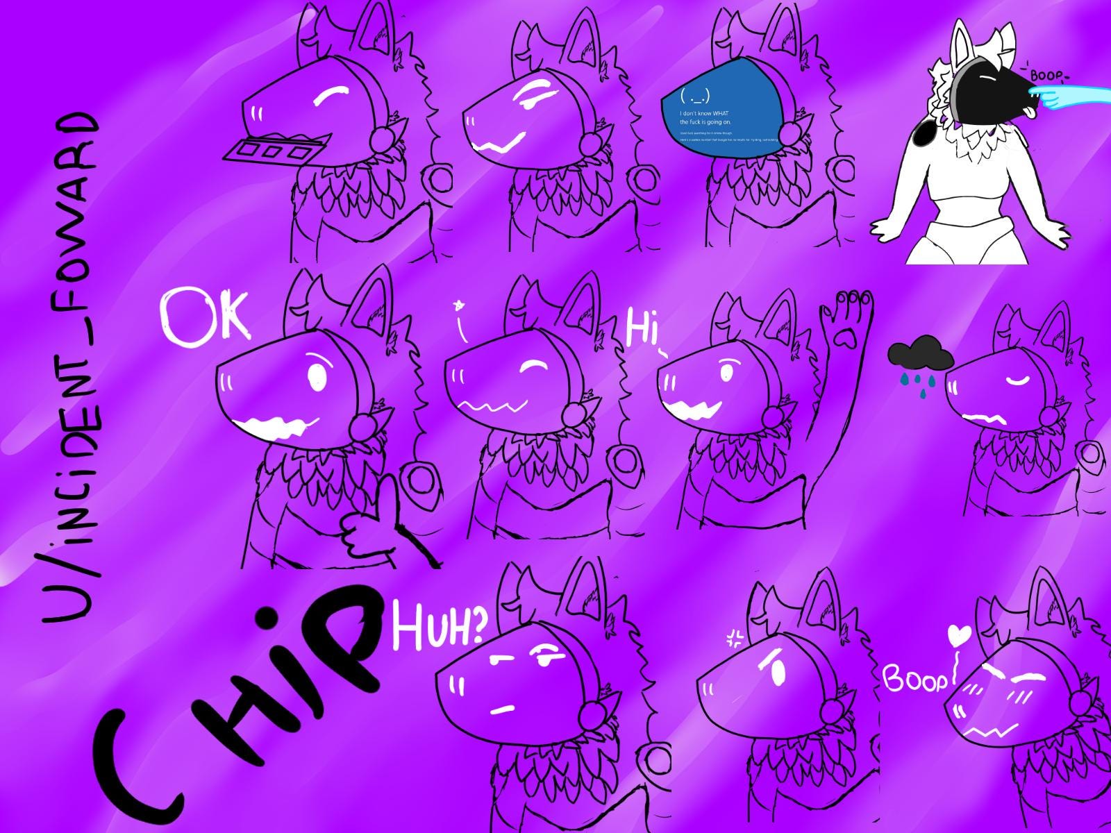 Protogen Sticker Pack 11 Stickers - Etsy