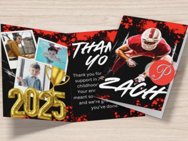 2025 Graduation Booklet | Editable Canva Templates | Senior Keepsake ...