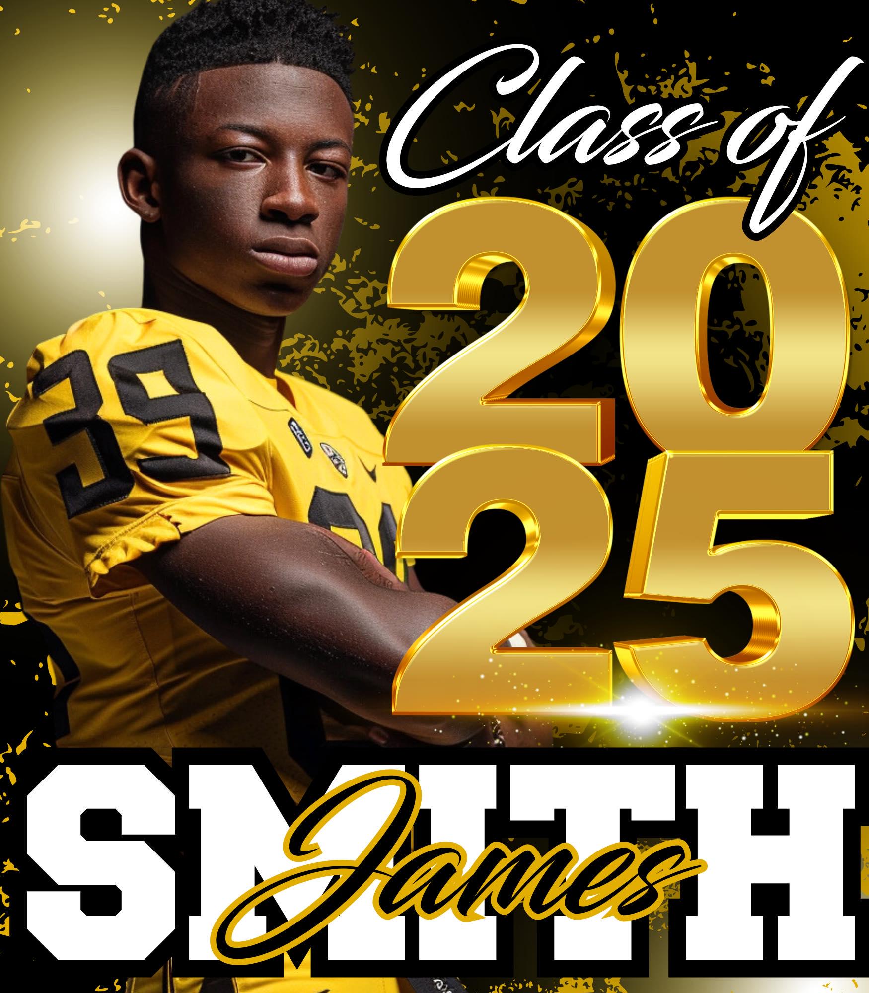 2025 Graduation Fan Template | Senior Keepsake (editable Canva) - Etsy