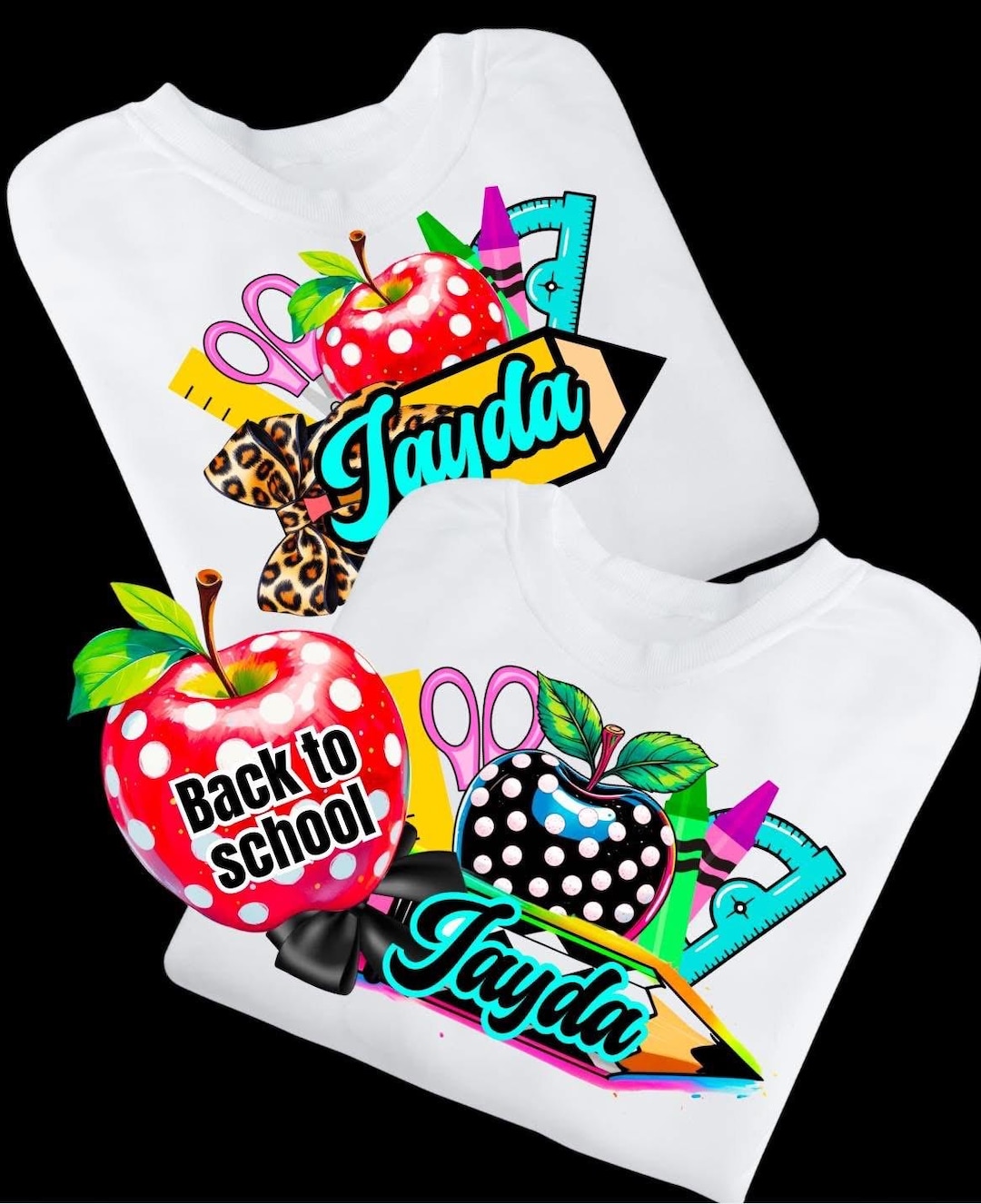 Editable Back to School Shirt Design Set | 2 Canva Pro Digital Files ...