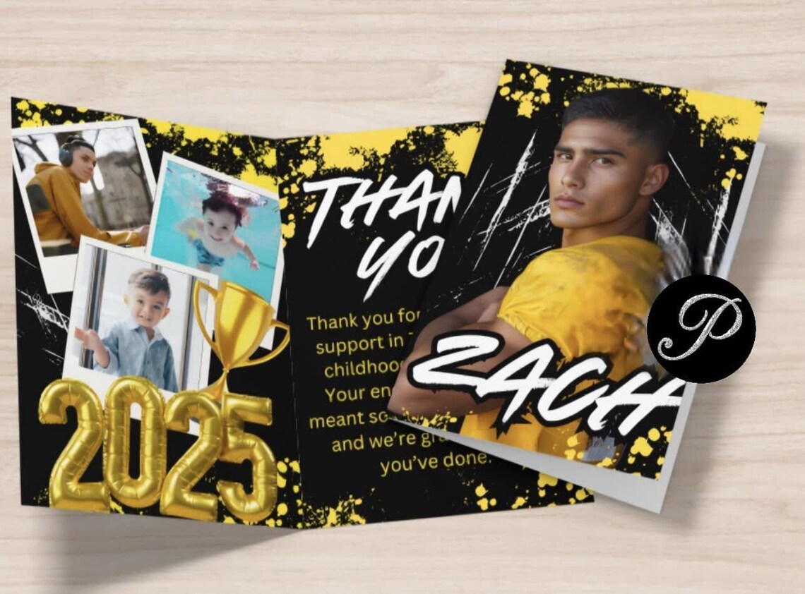 2025 Graduation Booklet | Editable Canva Templates | Senior Keepsake ...