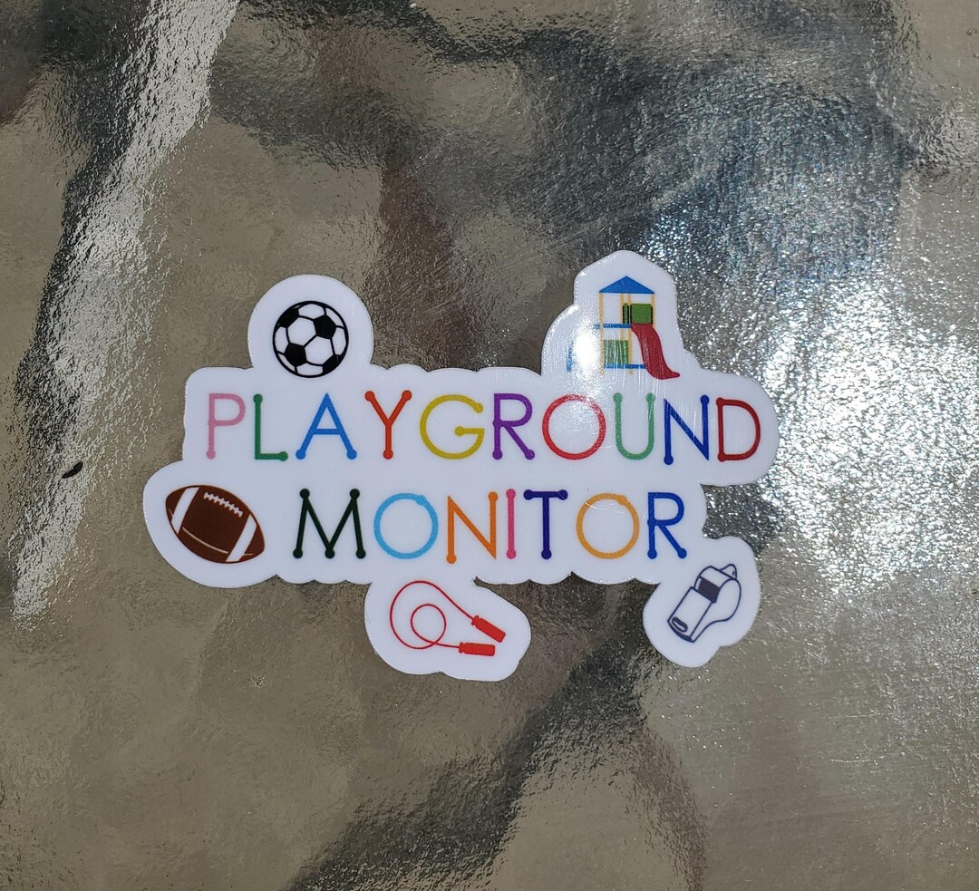 Playground Monitor Sticker - Etsy