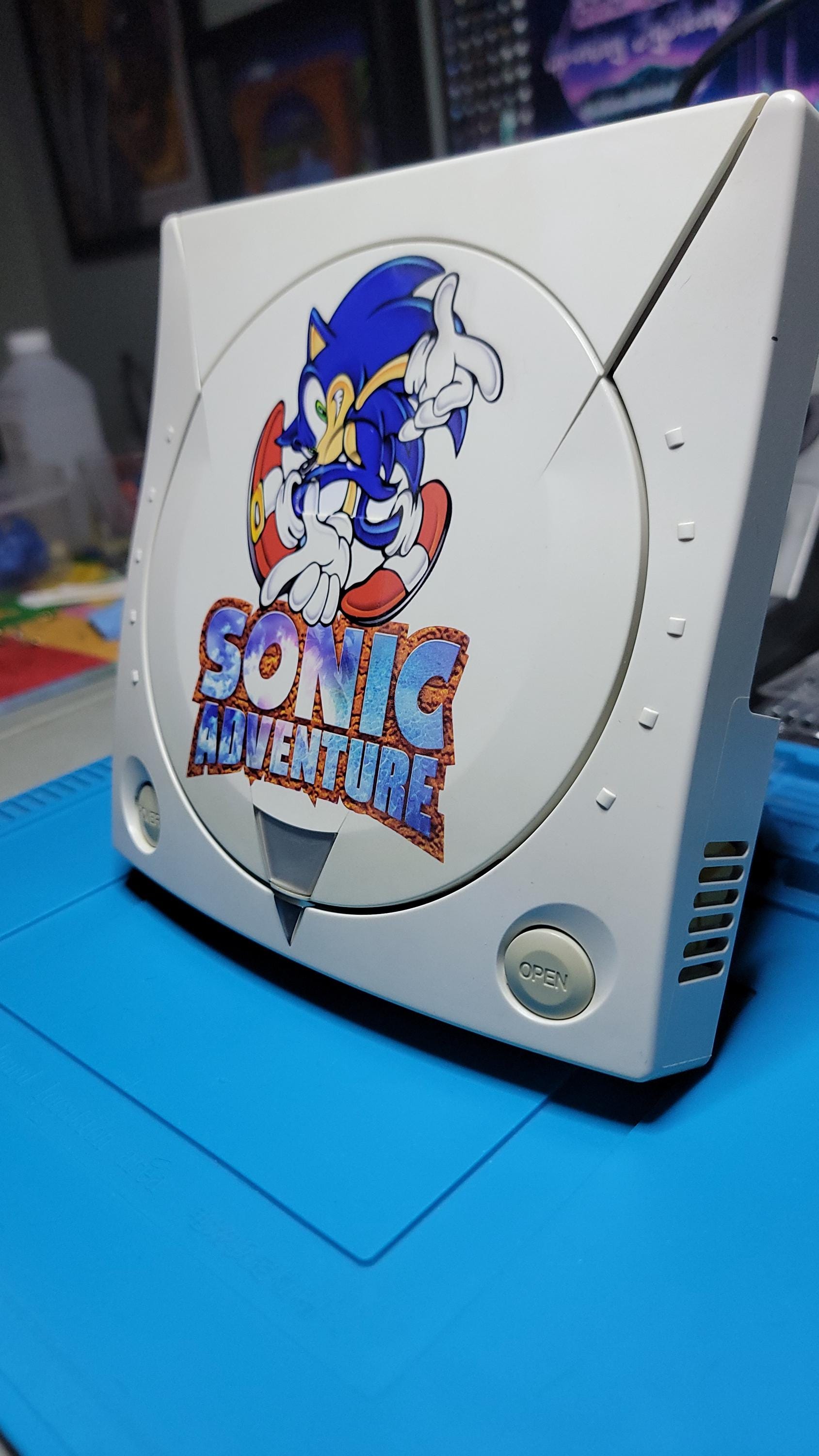 Dreamcast Sonic Adventure Printed Shell (send-in Console Print Service ...