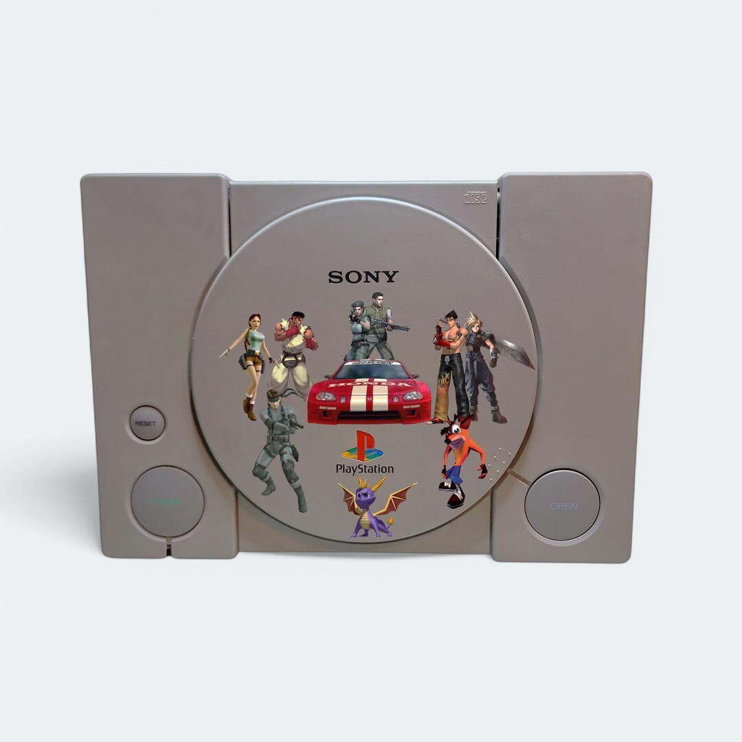 PS1 Characters Theme Printed Shell (console Shell SCPH-5501) - Etsy