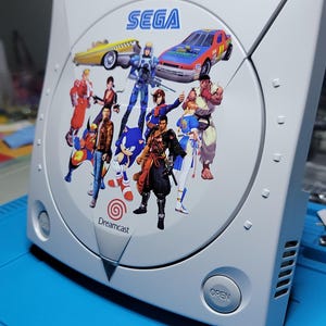 Dreamcast Characters Theme Printed Shell (console Shell) - Etsy