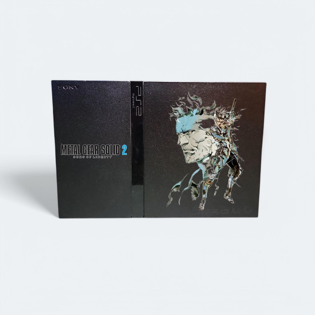 PS2 Slim MGS 2 Printed Shell (send-in Console Print Service) - Etsy