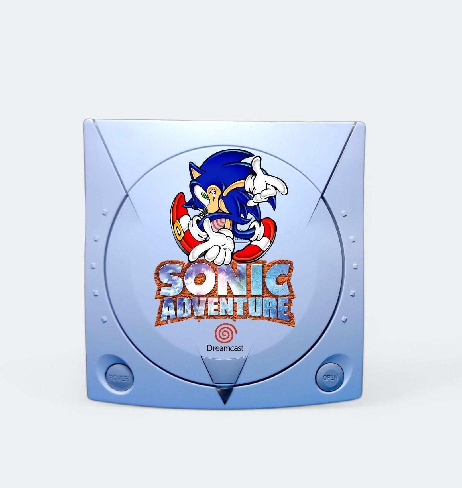 Dreamcast Sonic Adventure Printed Shell (send-in Console Print Service ...