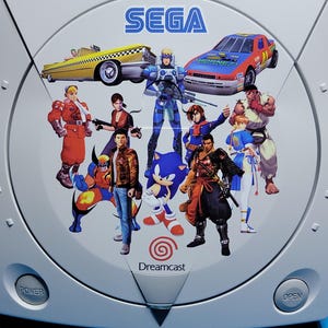 Dreamcast Characters Theme Printed Shell (console Shell) - Etsy