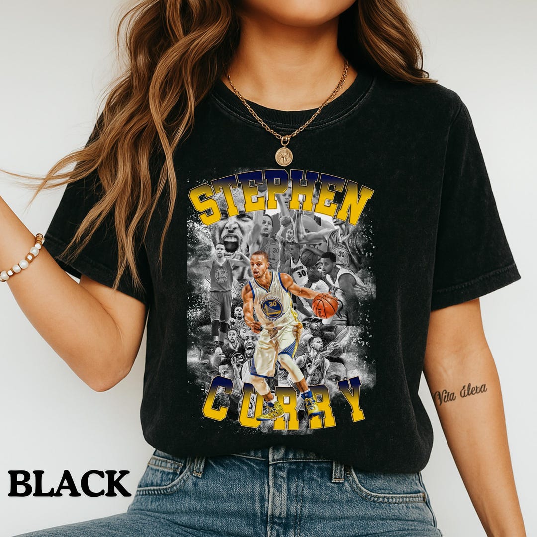 Stephen Curry Shirt, Stephen Curry Merch, Vintage Basketball Graphic ...