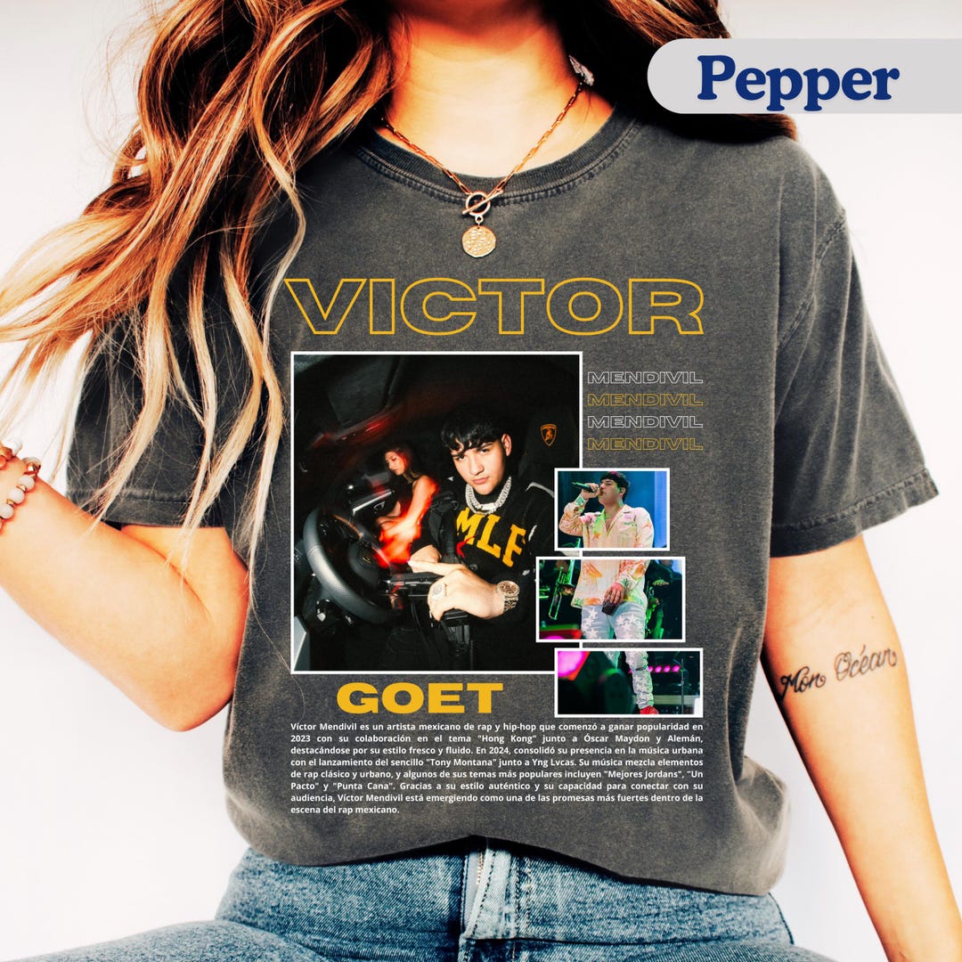 Victor Mendil Tour Shirt, Victor Mendivil Graphic Tee, Mexican Music ...