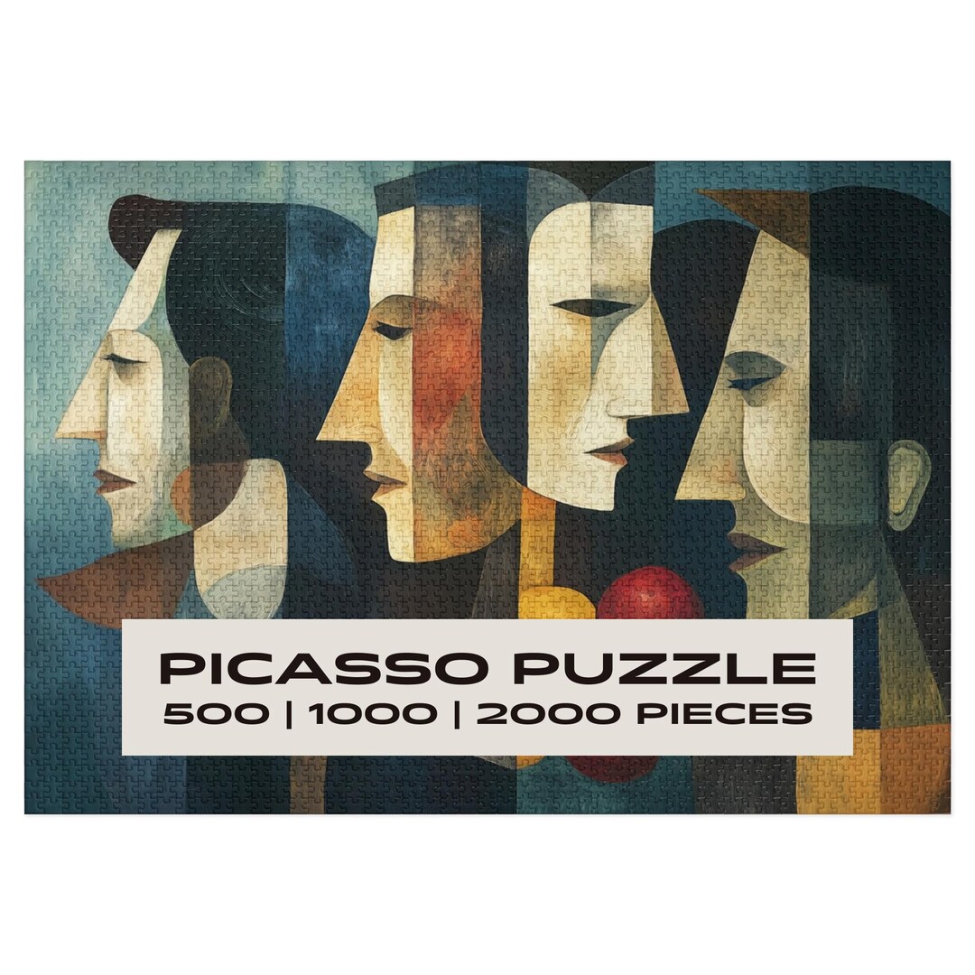 Pablo Picasso Puzzle | Cubist Art Jigsaw | Abstract 2000 Piece Puzzle ...