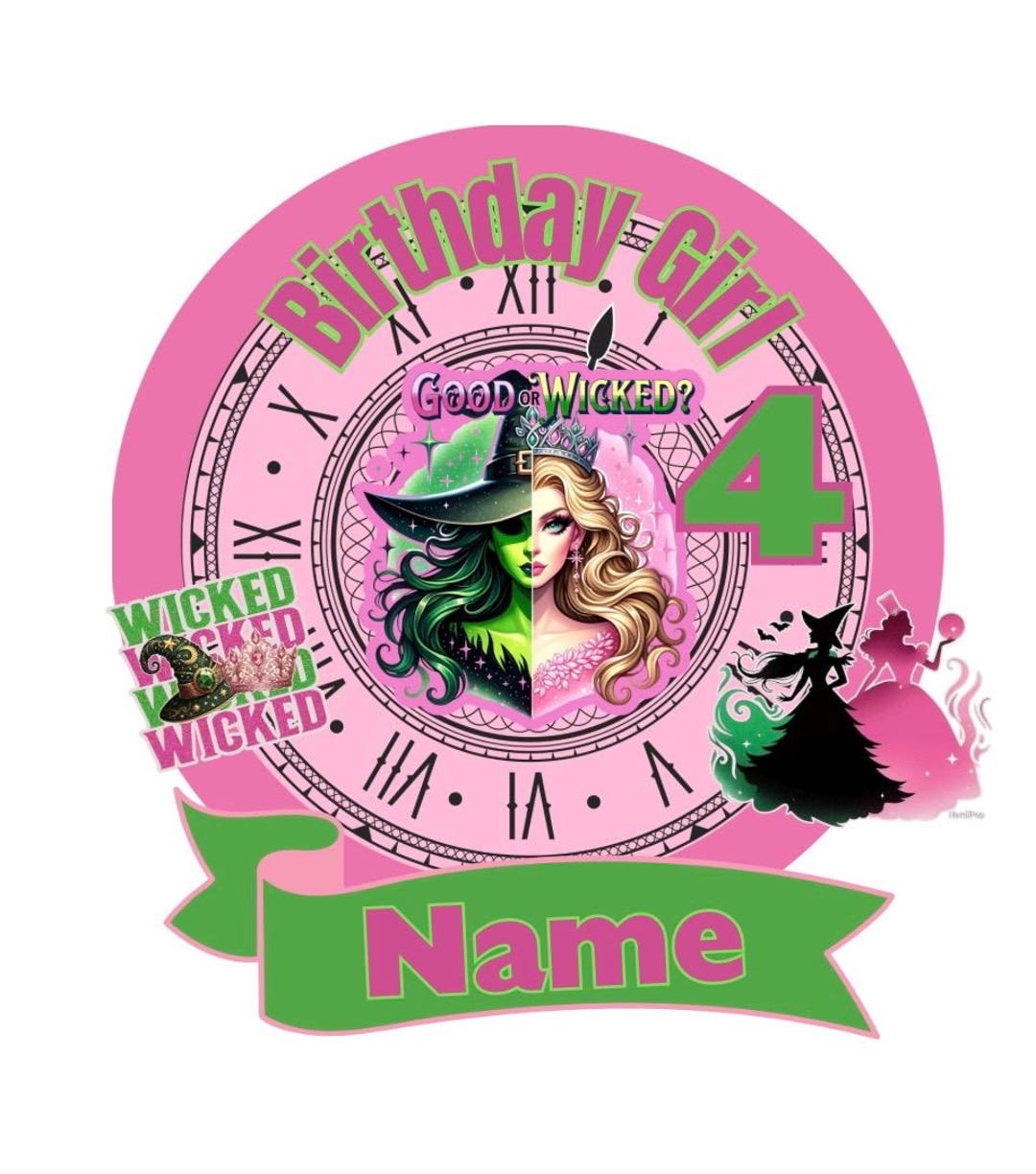 Wicked Cake Topper - Etsy