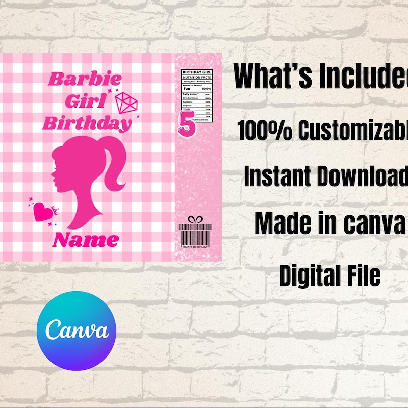 Barbie Chip Bags - Etsy